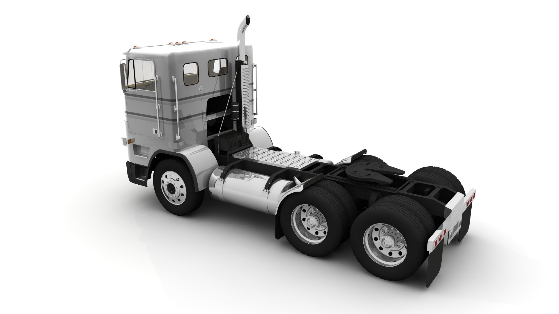 Freightliner FLA Daycab SBFA 3D - TurboSquid 1729830