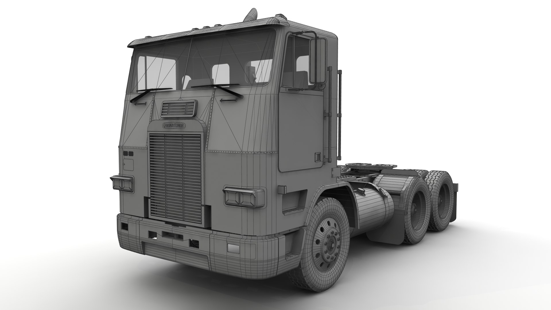 Freightliner FLA Daycab SBFA 3D - TurboSquid 1729830