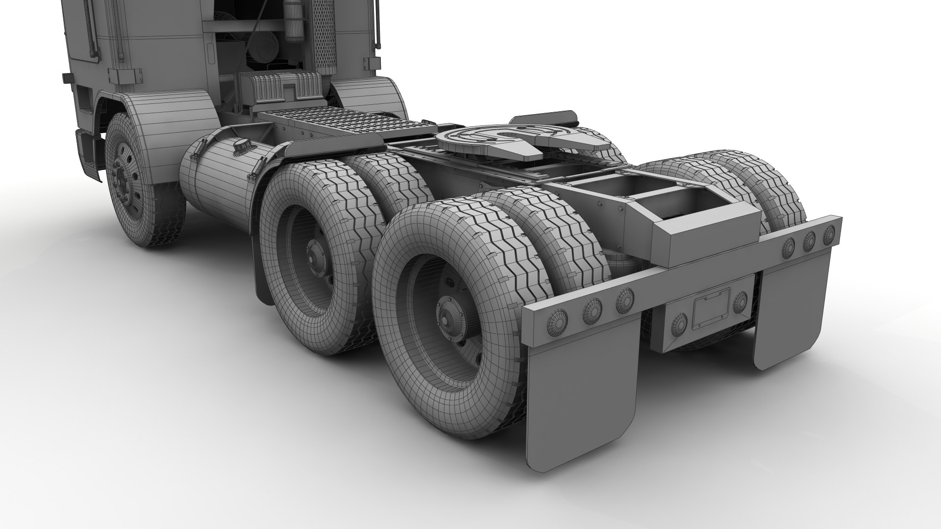 Freightliner FLA Daycab SBFA 3D - TurboSquid 1729830