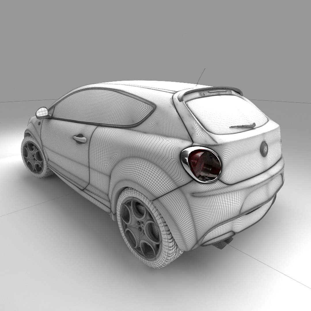 3d Alfa Romeo Mito