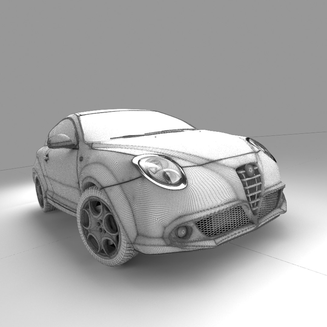 3d Alfa Romeo Mito