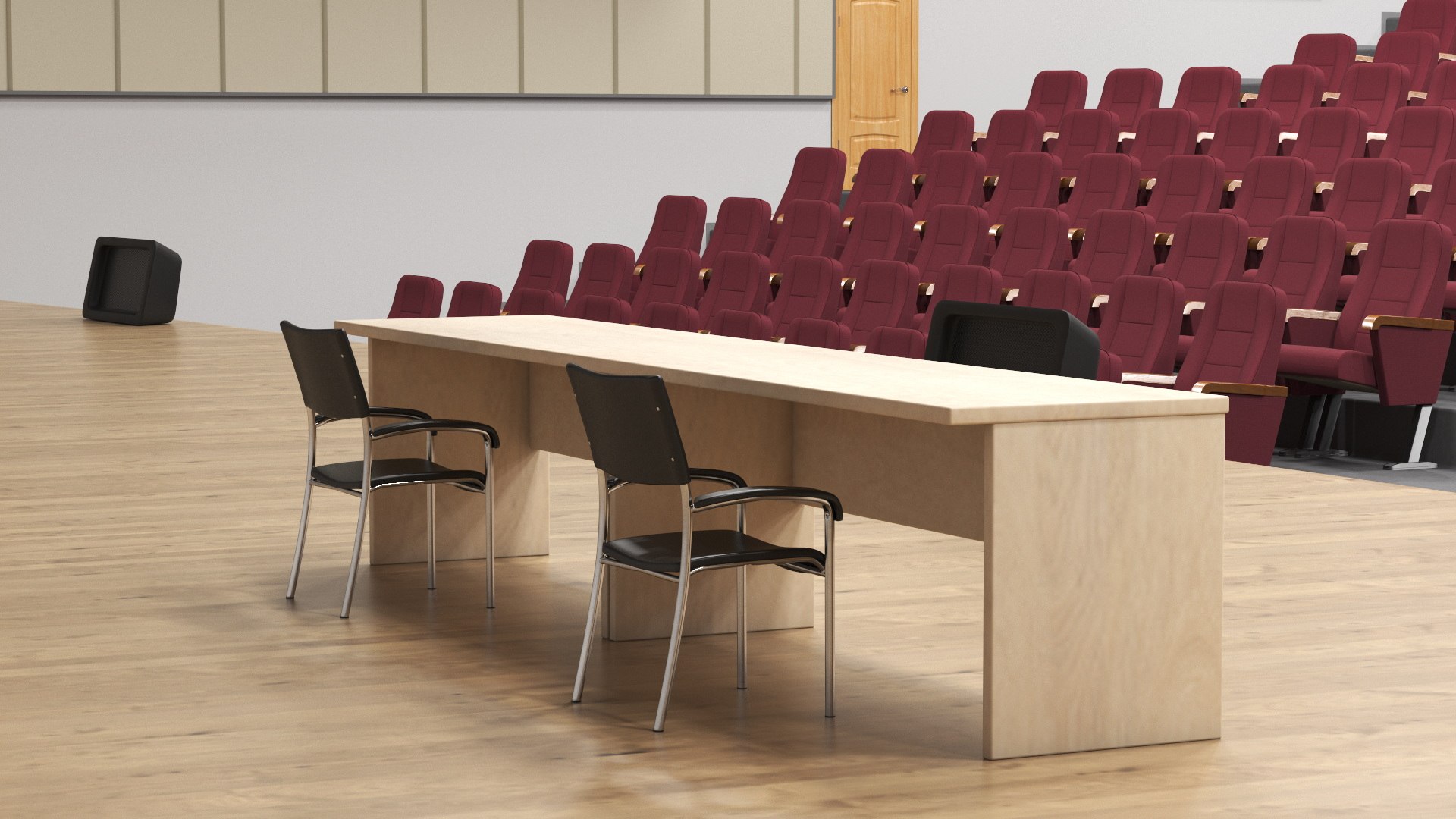 Interior Red Conference Hall 3D model - TurboSquid 2115240