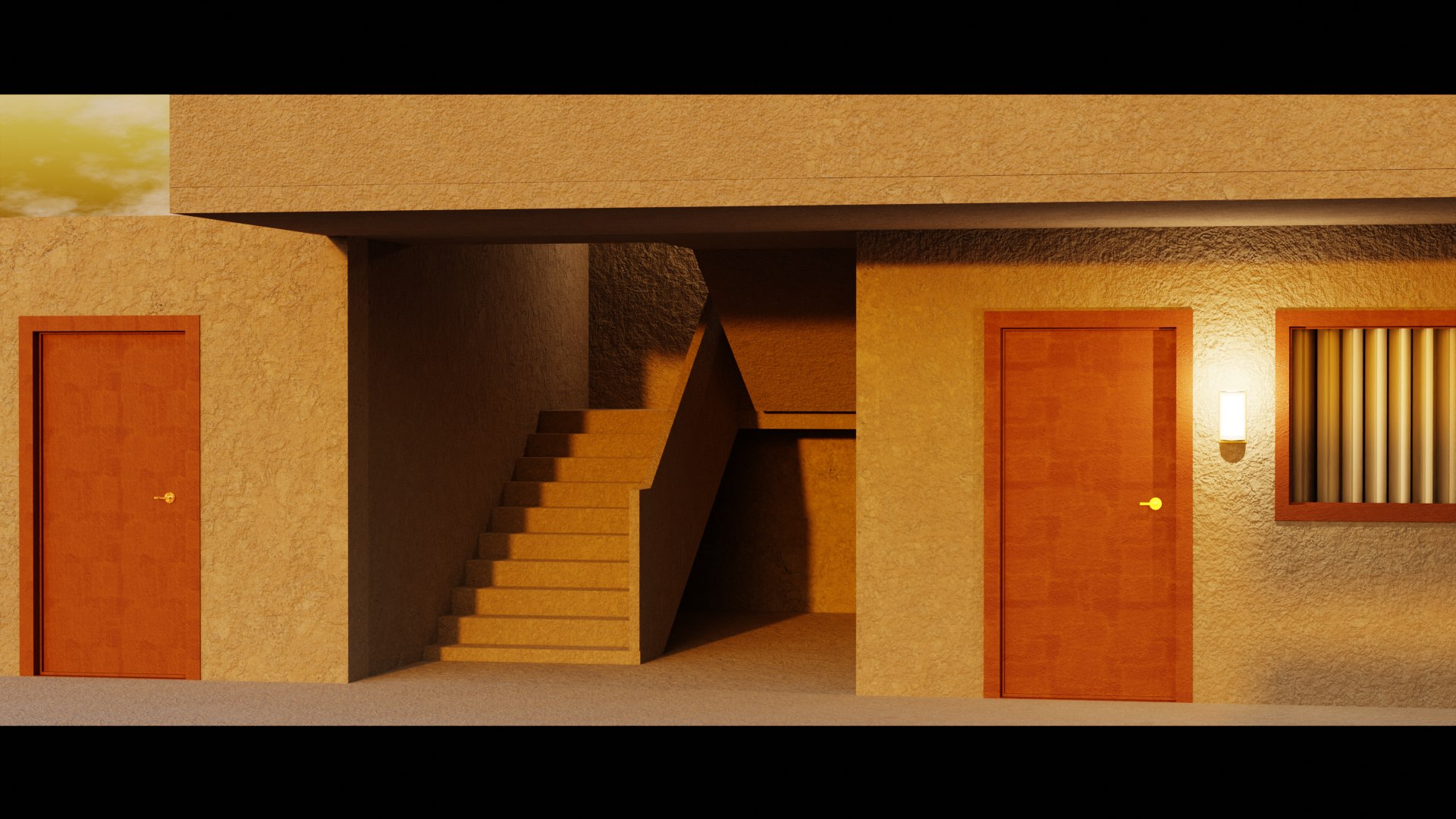 3D Model Motel Building - TurboSquid 2341117