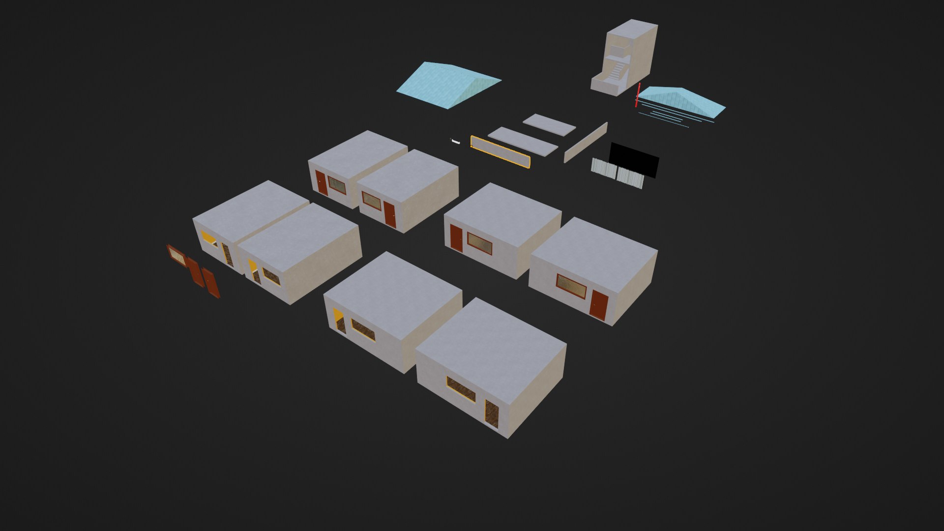 3D Model Motel Building - TurboSquid 2341117
