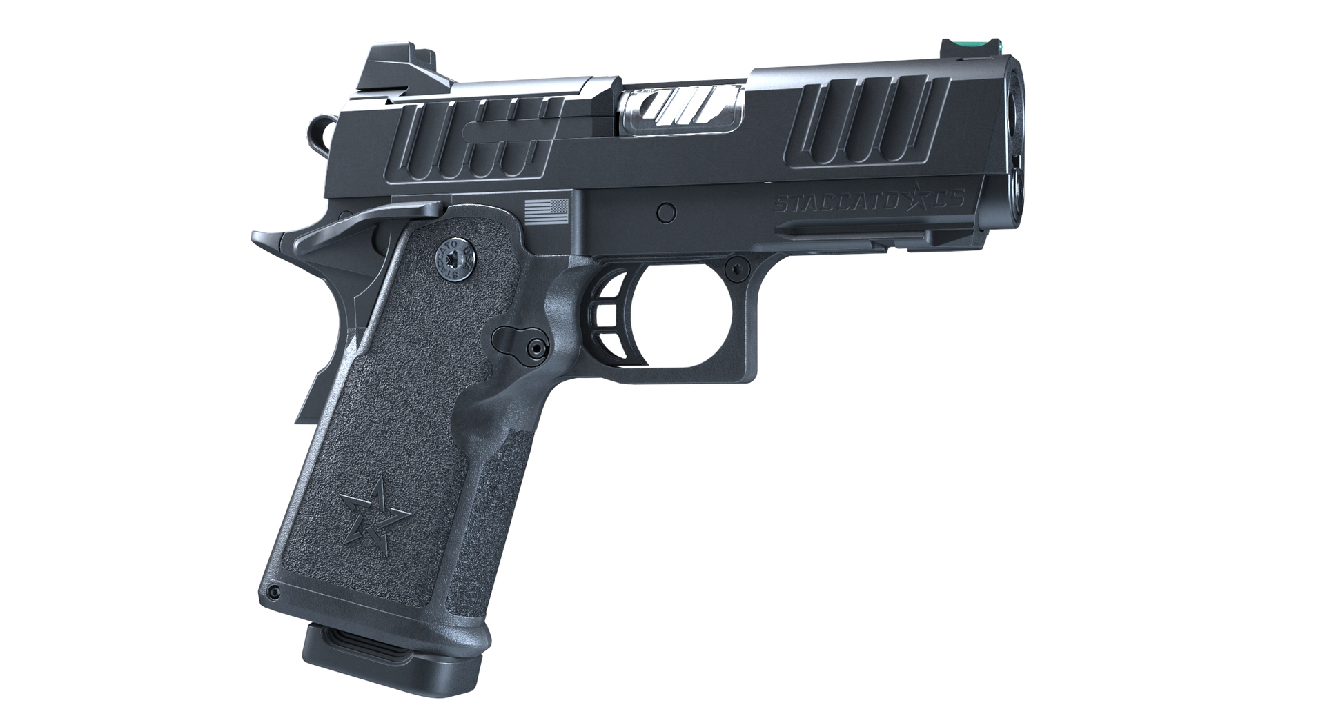 Striker Pistol Staccato CS Series PBR 3D Model - TurboSquid 2471607