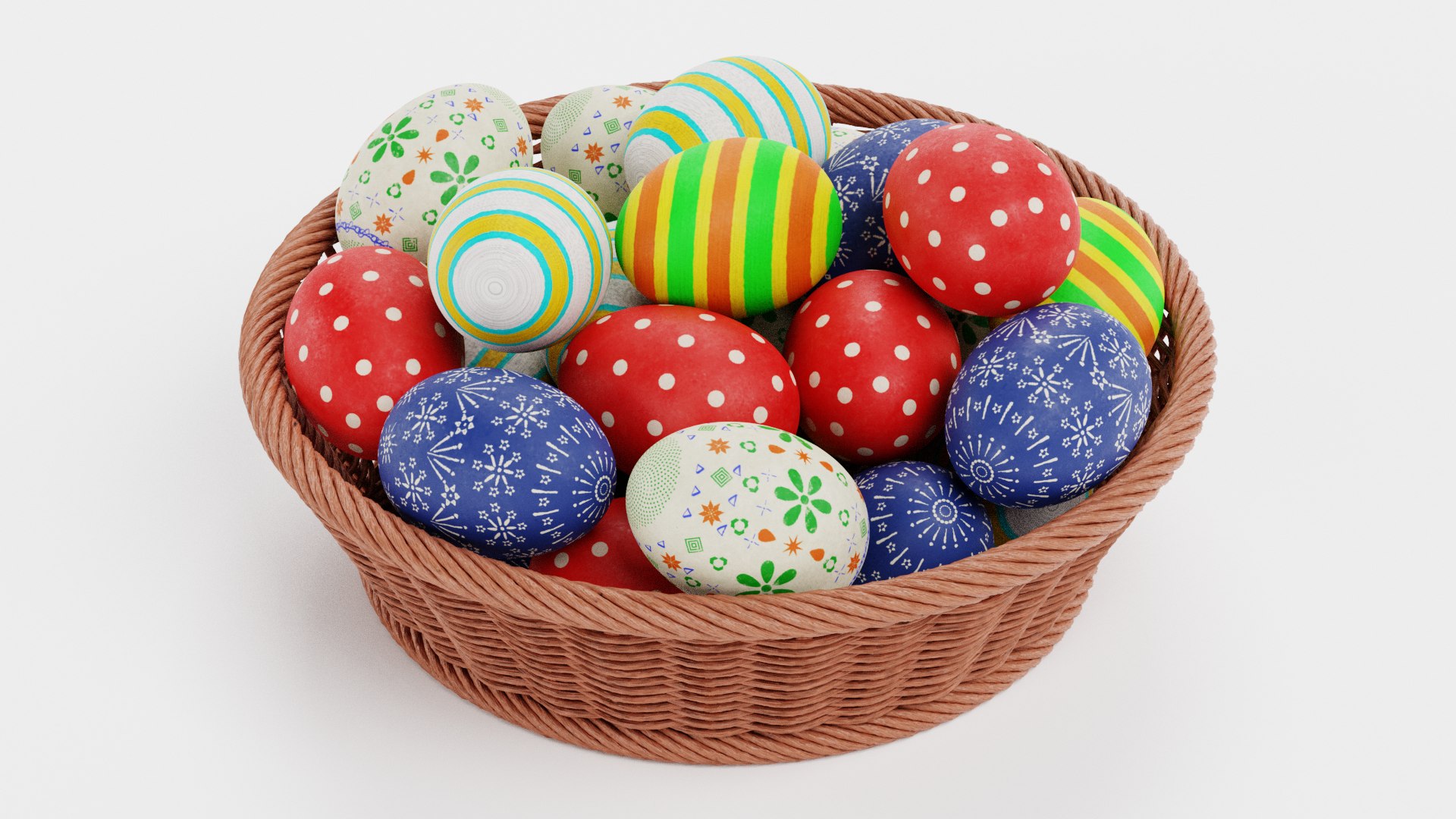 Easter Eggs Collection 3D model - TurboSquid 2179645