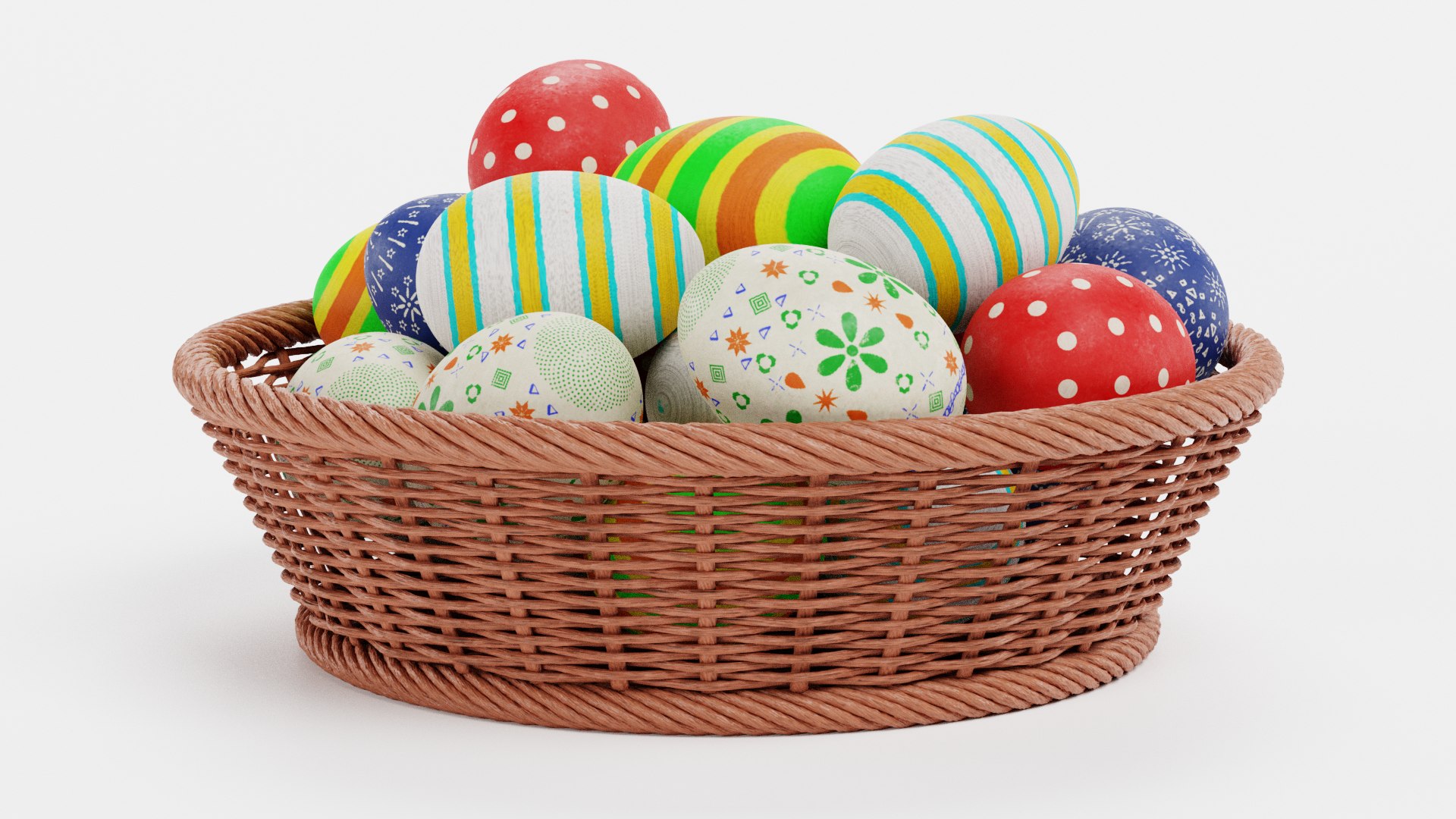 Easter Eggs Collection 3D model - TurboSquid 2179645
