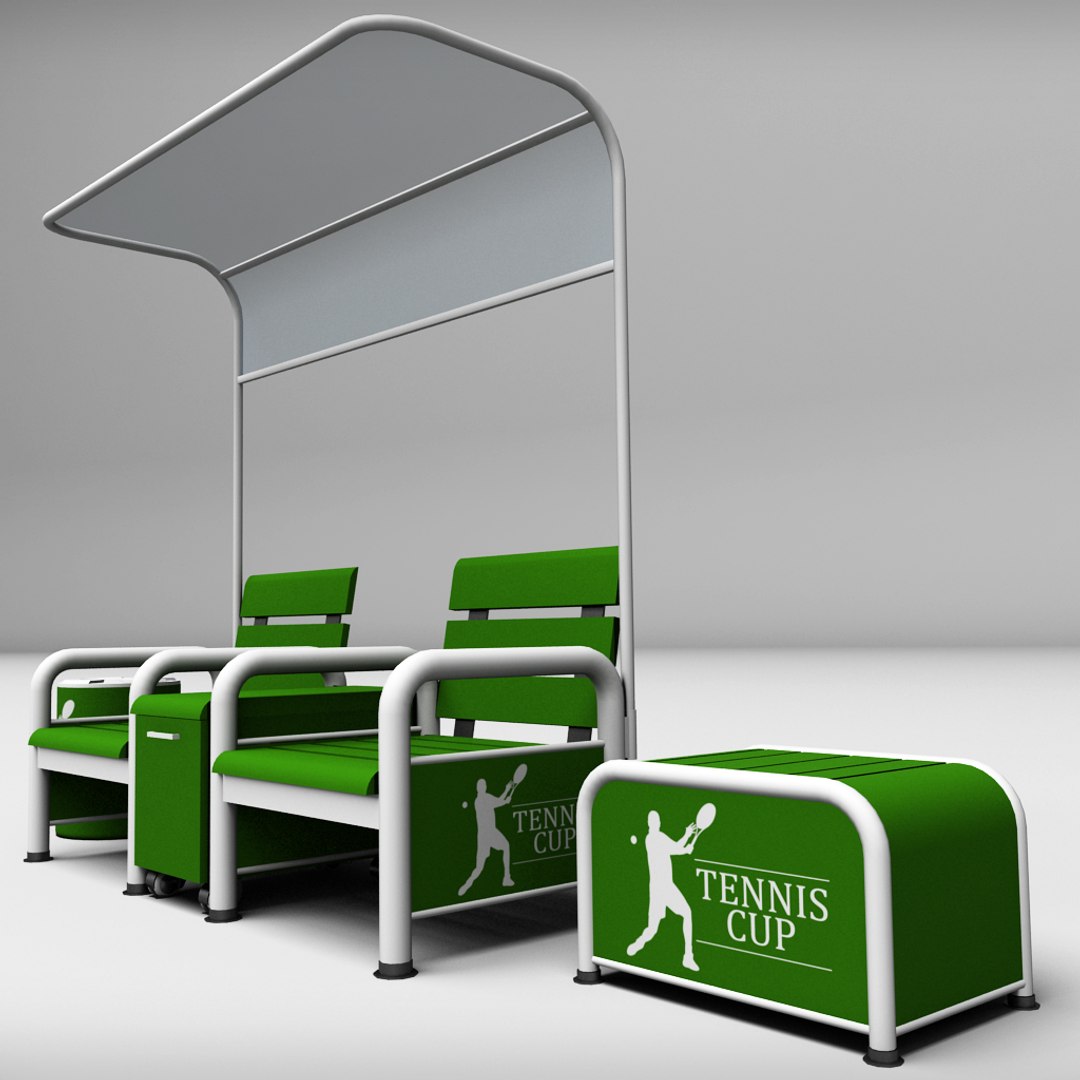 Tennis Court Bench Chair Max