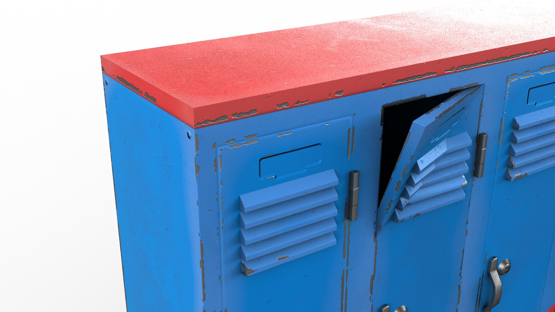 Stylized Lockers 3D - TurboSquid 1729913