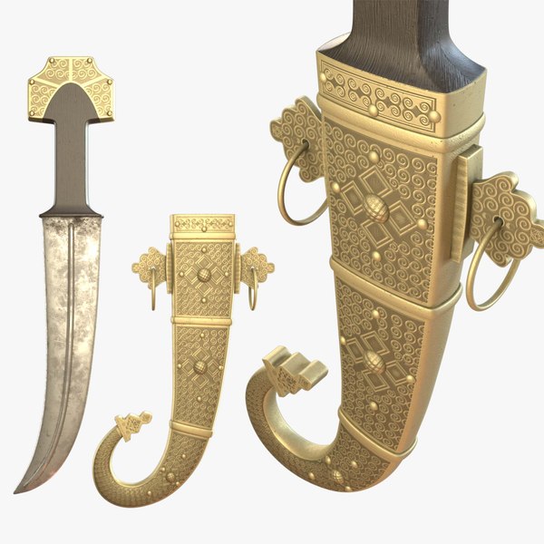 Qatari Dagger 3D 모델 - TurboSquid 2102643