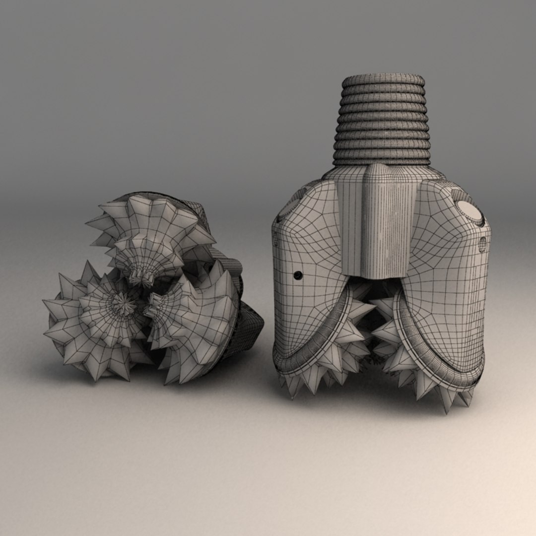 Milled Tooth Tricone Drill Bit 3ds