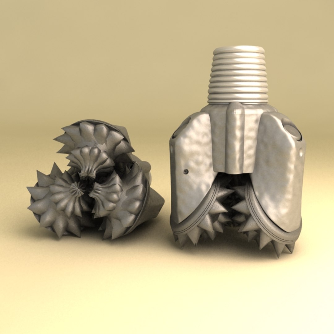 Milled Tooth Tricone Drill Bit 3ds
