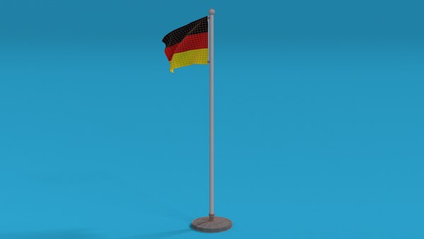 Low Poly Seamless Animated Germany Flag 3D model - TurboSquid 1823657