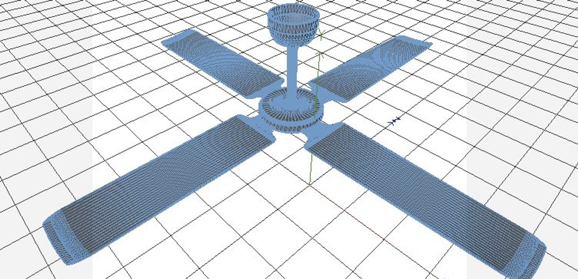 3d ceiling fan model