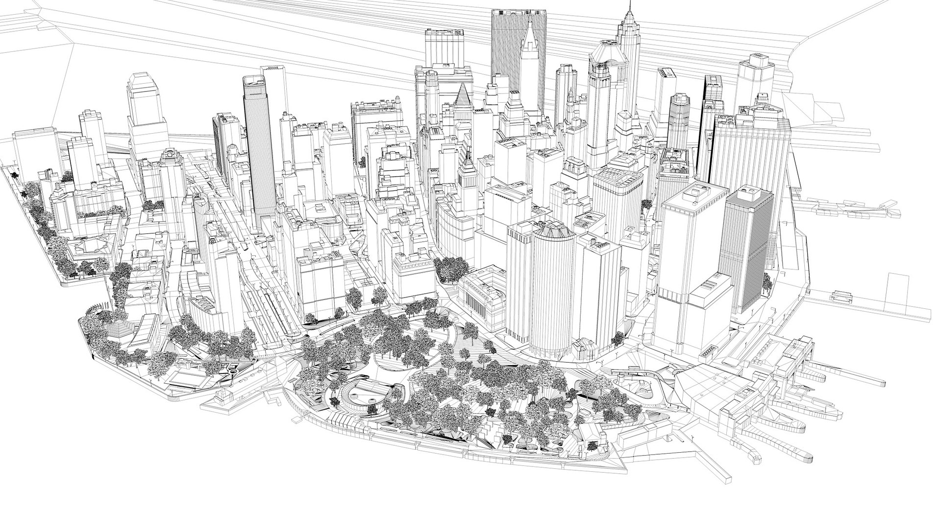 3D model manhattan lower tip - TurboSquid 1149894