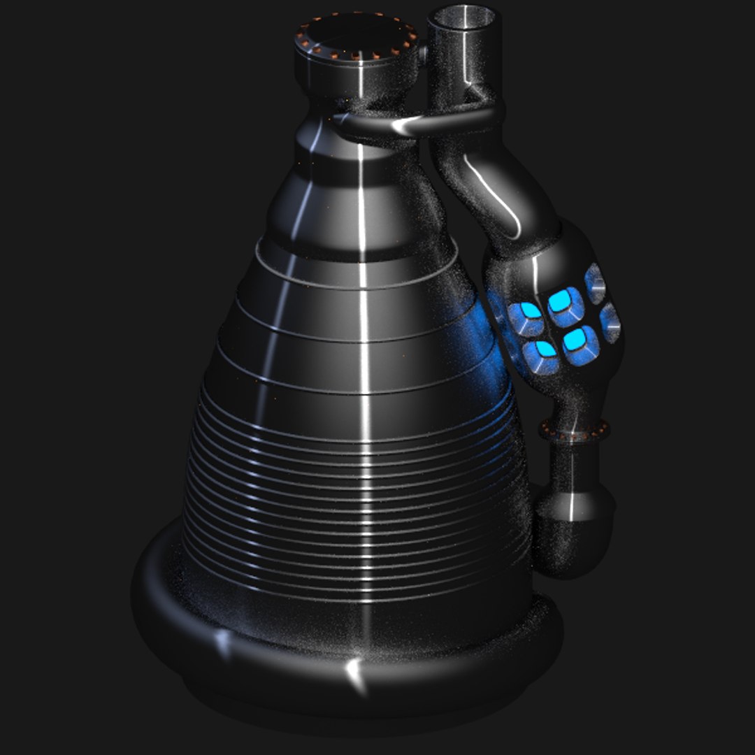Rocket Thruster Obj