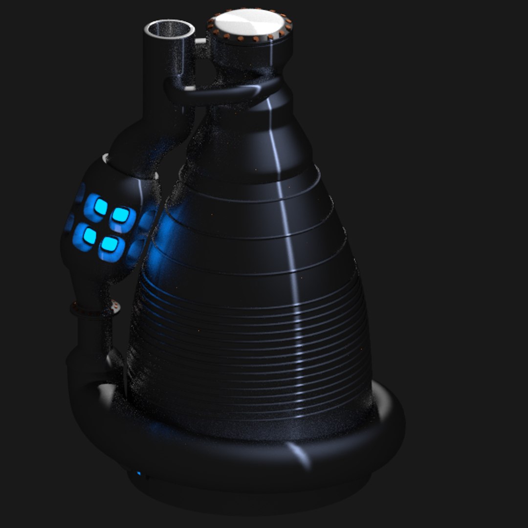 Rocket Thruster Obj