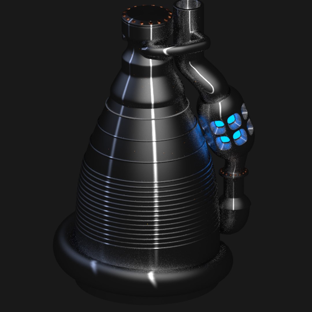 Rocket Thruster Obj