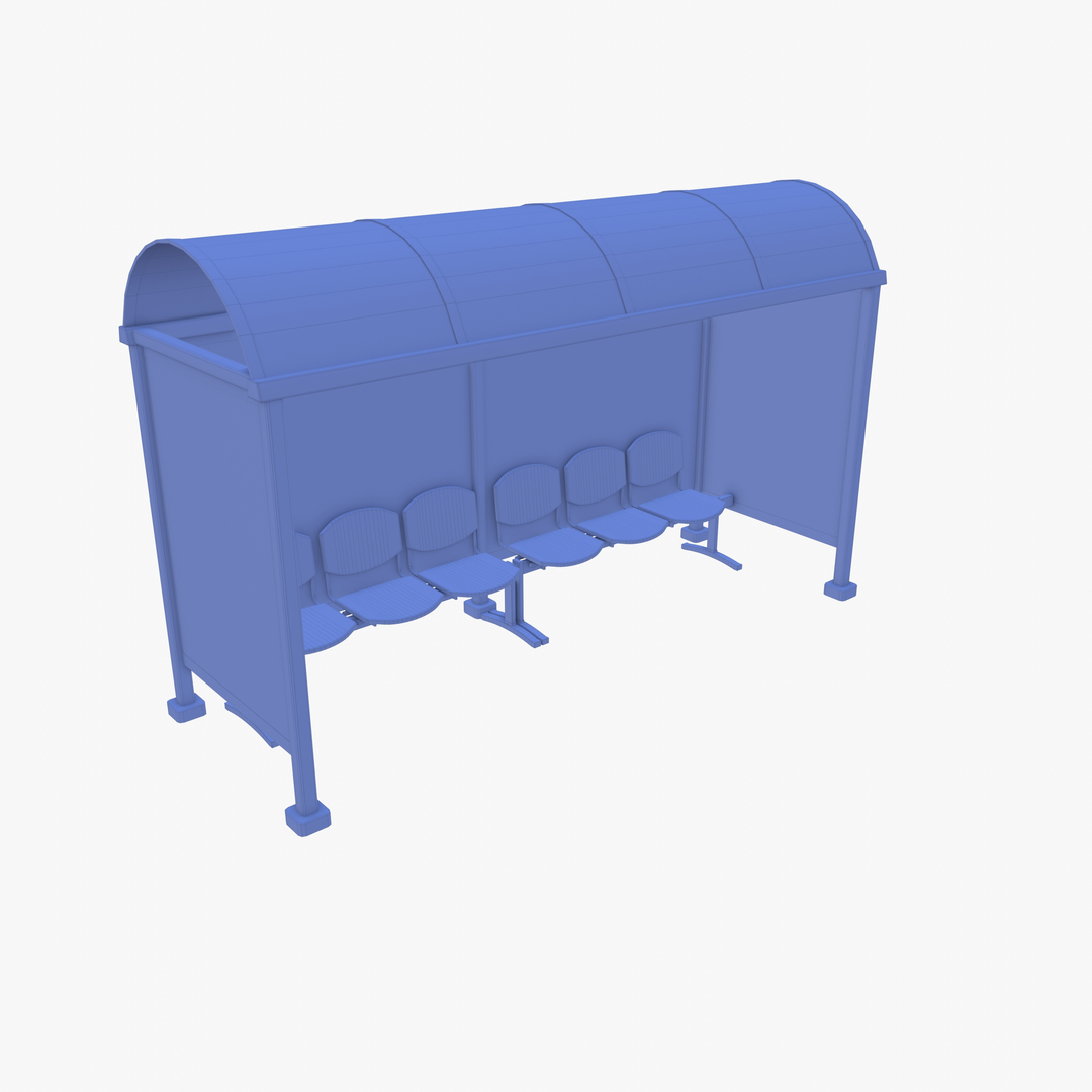 3D Model Bus Stop V1 - TurboSquid 2188891