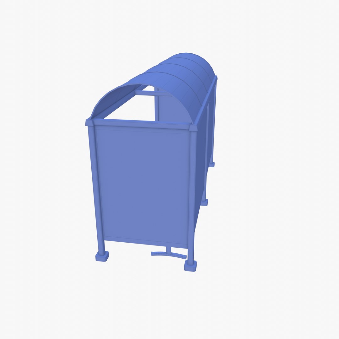 3D Model Bus Stop V1 - TurboSquid 2188891