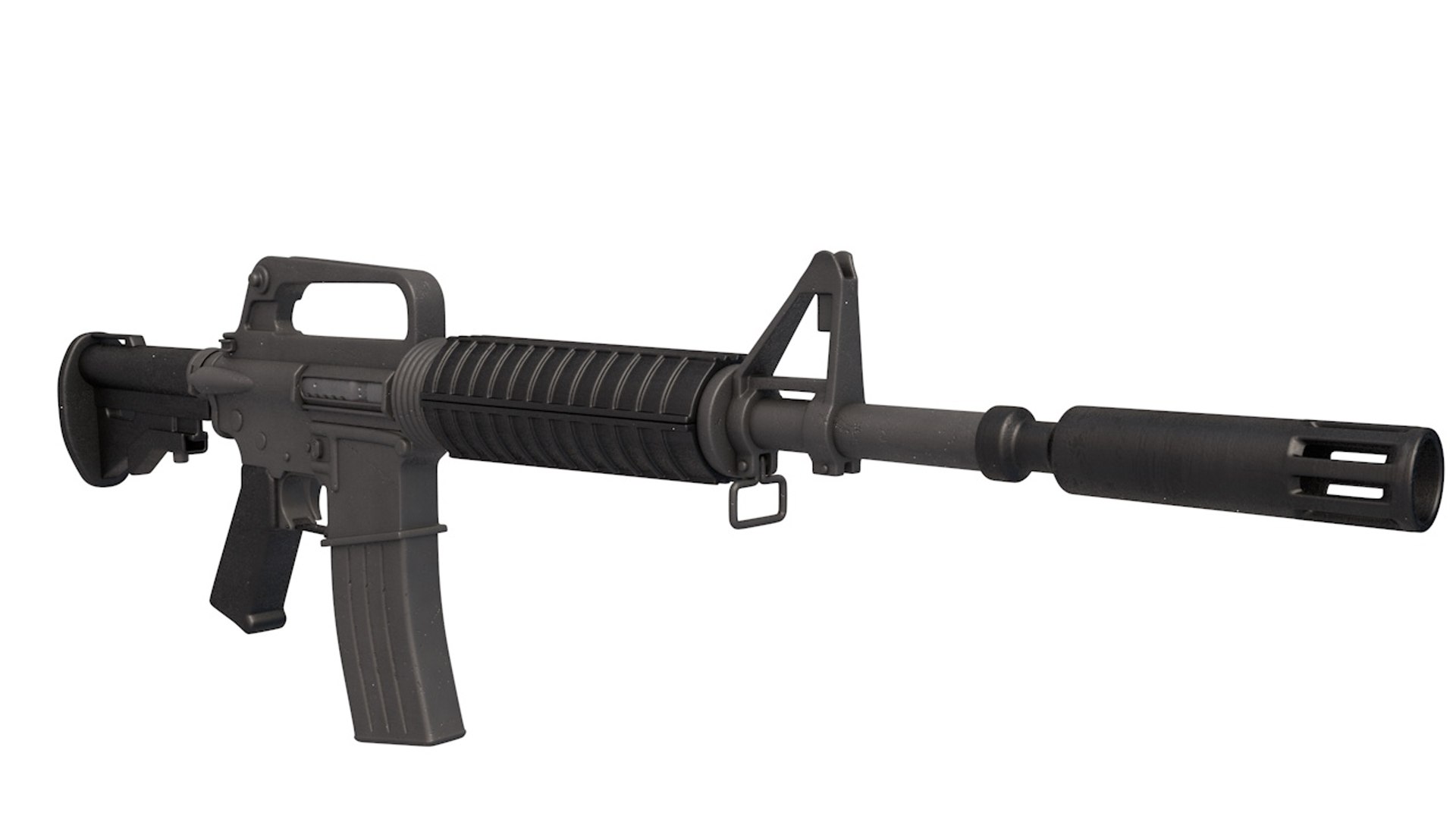 XM177 Carbine 3D Model - TurboSquid 1981678