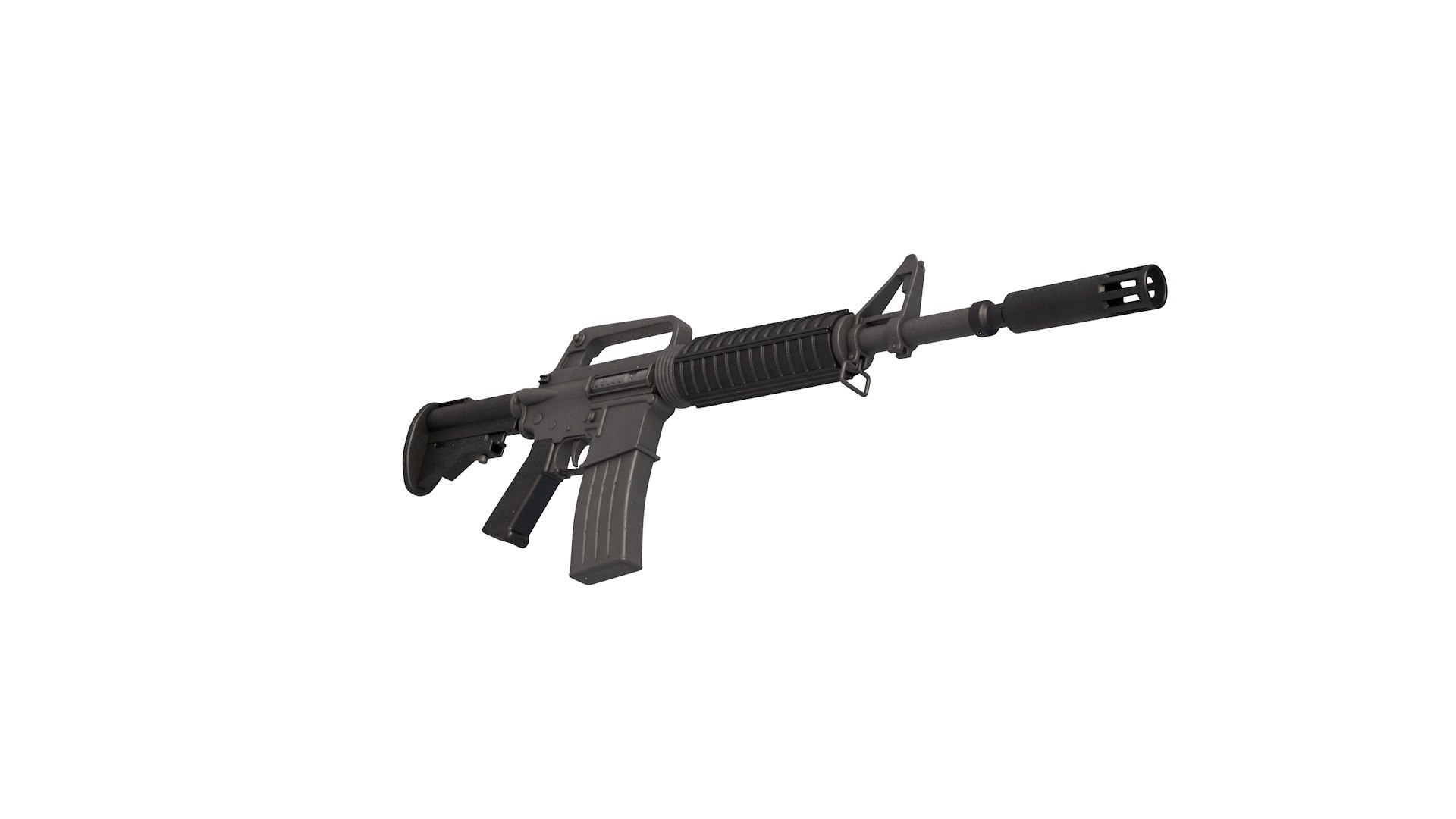 XM177 Carbine 3D Model - TurboSquid 1981678