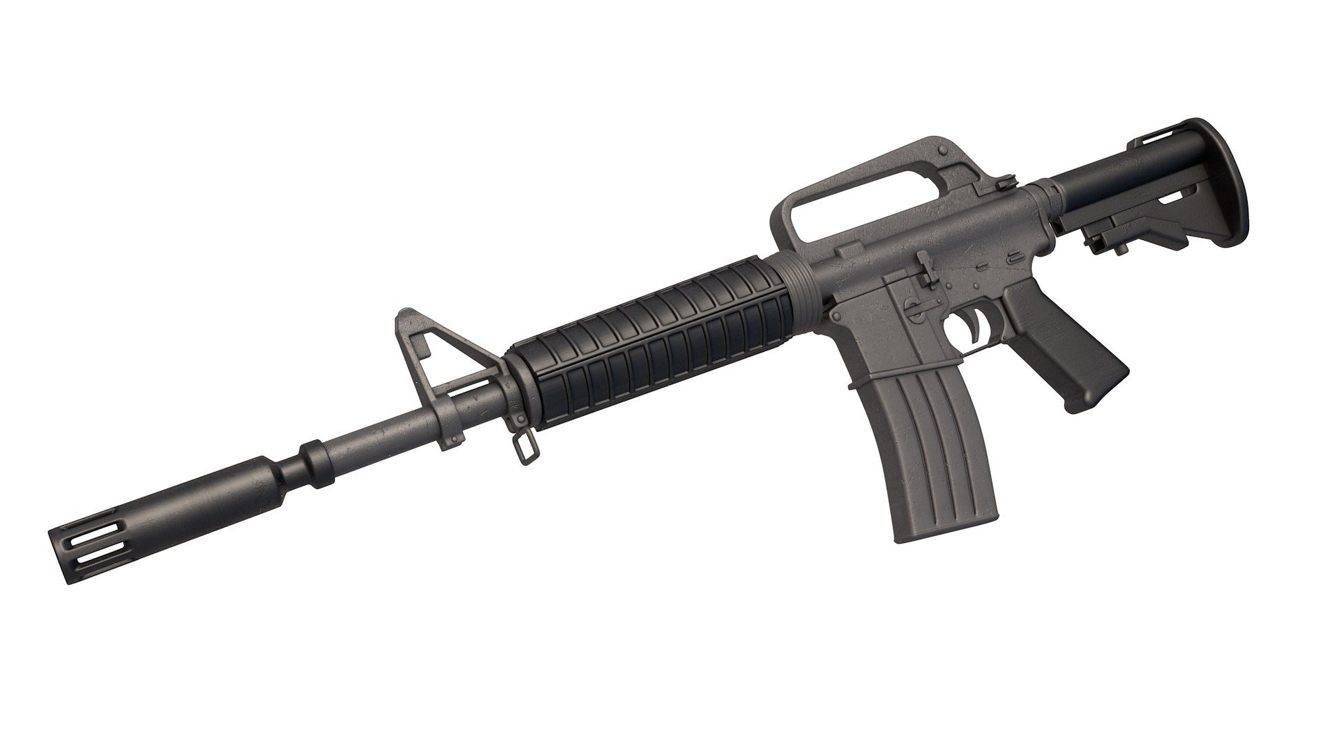 XM177 Carbine 3D Model - TurboSquid 1981678