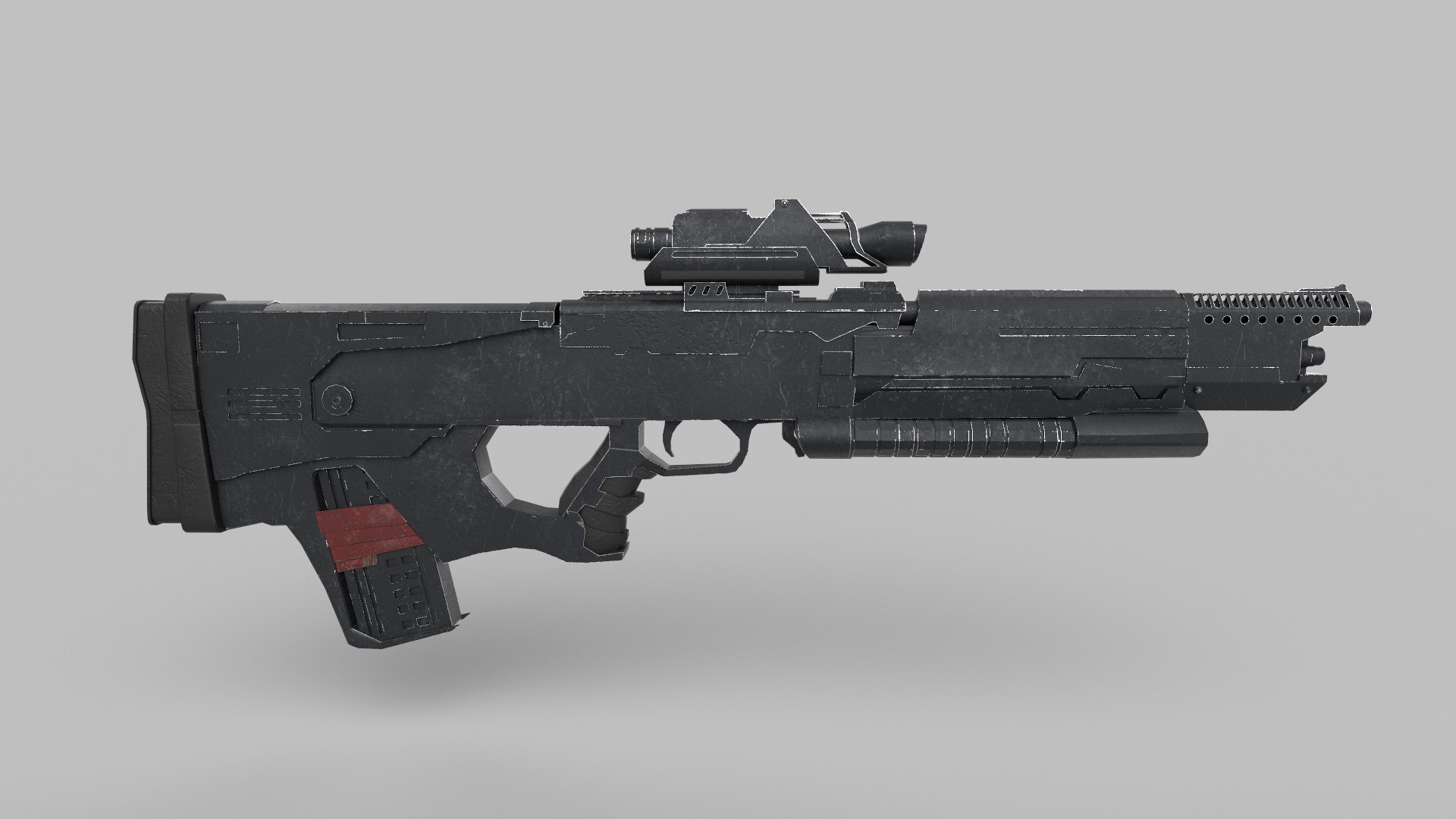 Assault Rifle Model - TurboSquid 1868607