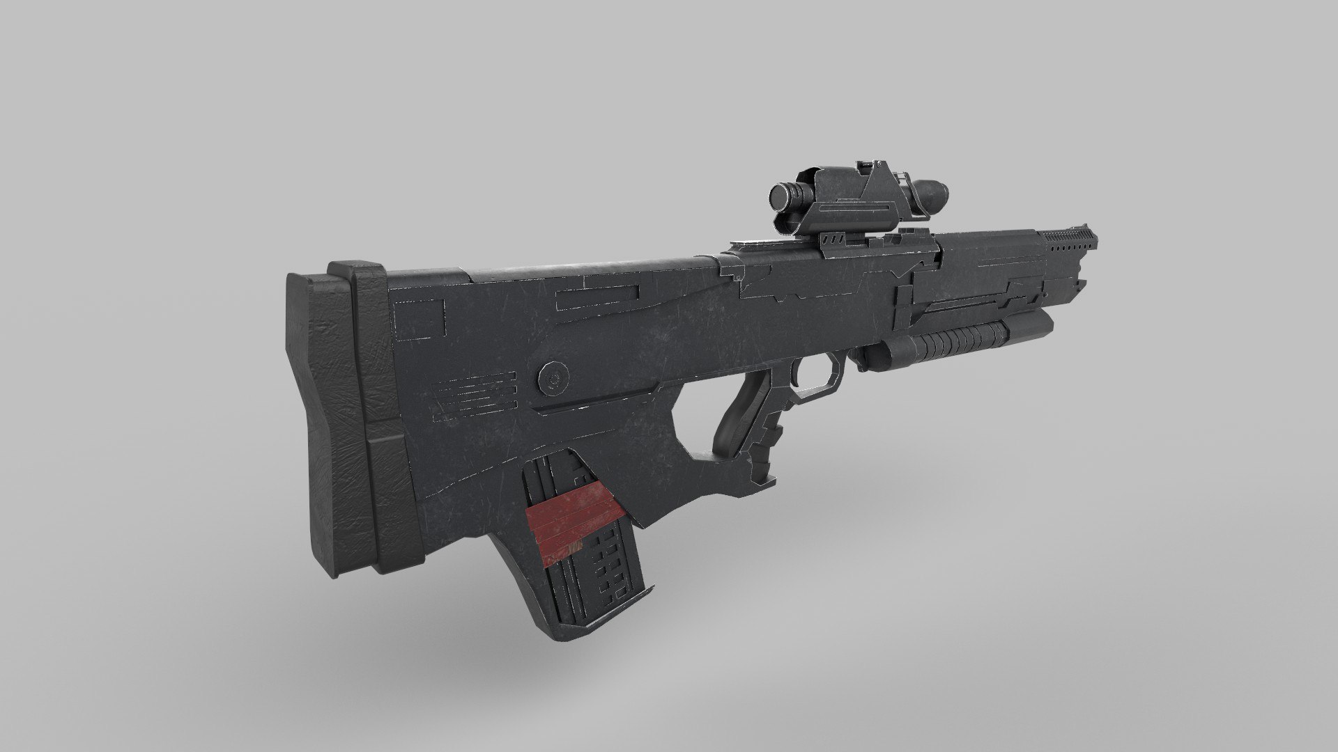 Assault Rifle Model - TurboSquid 1868607