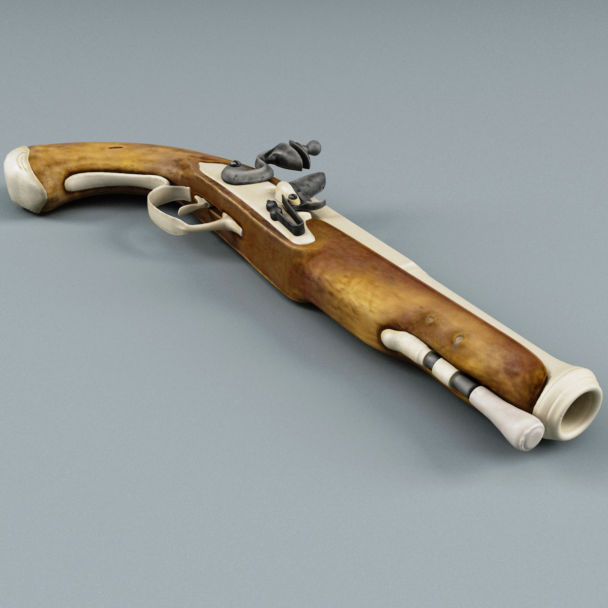old musket pistol v2 obj