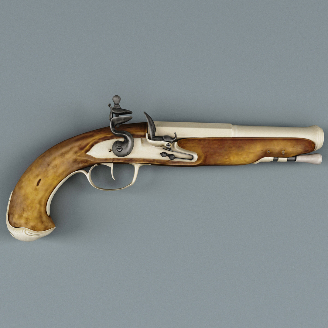 old musket pistol v2 obj