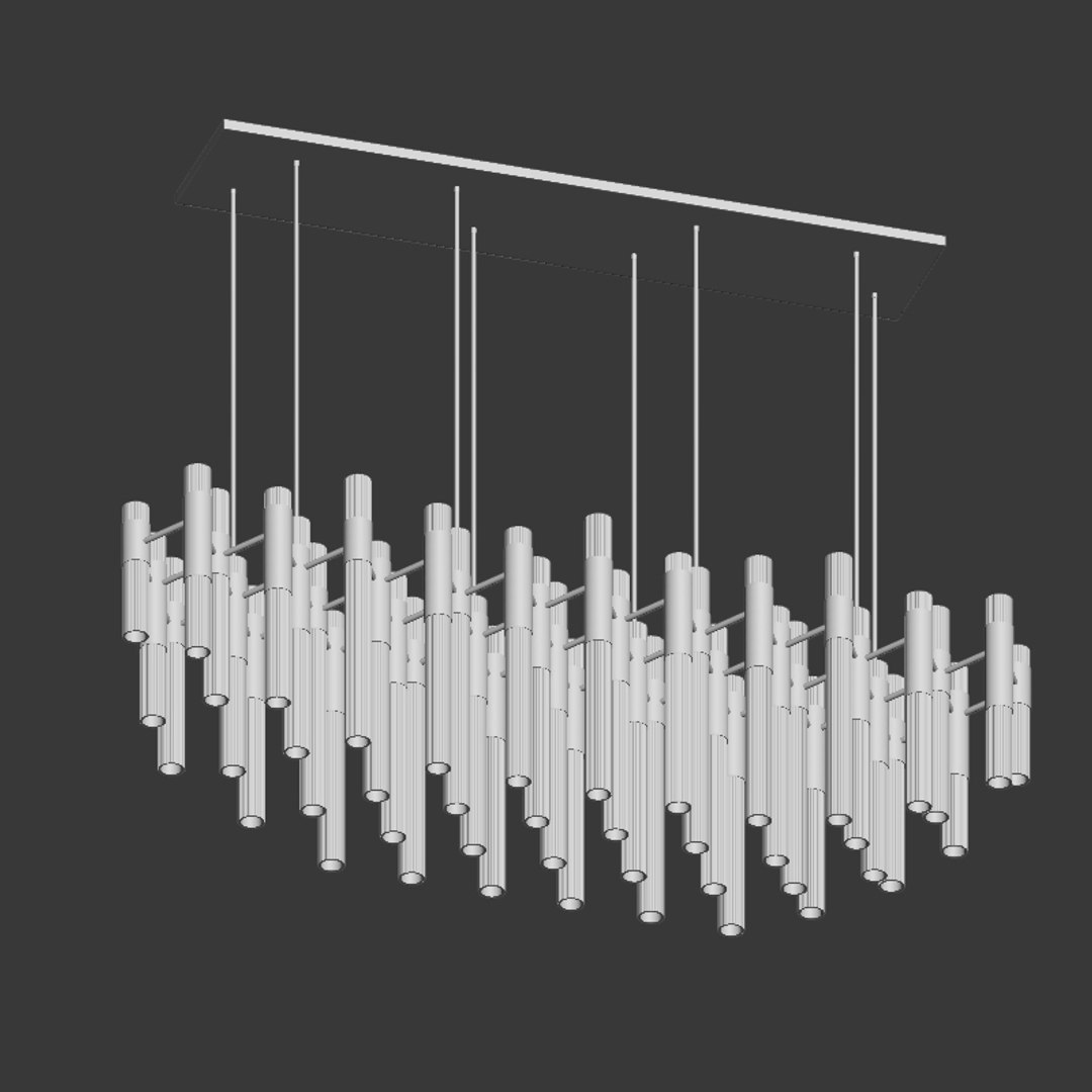 3D Waterfall Linear Rectangular Suspension - TurboSquid 1573804