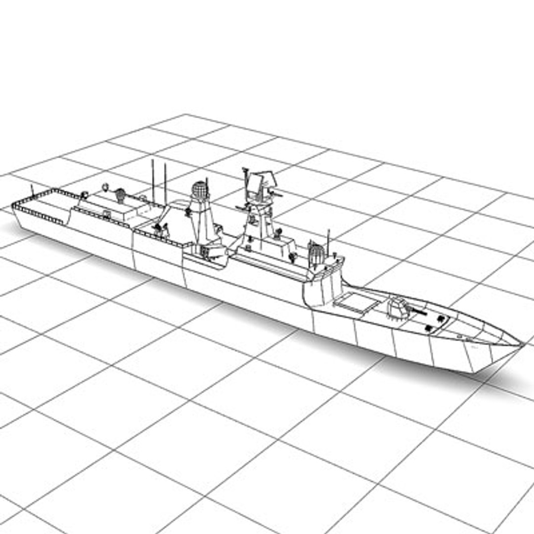 Type 054a - Jiangkai-ii 3d Model