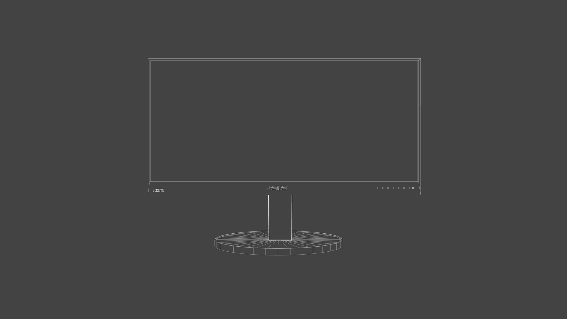 Monitor Asus 3D Model - TurboSquid 1334894
