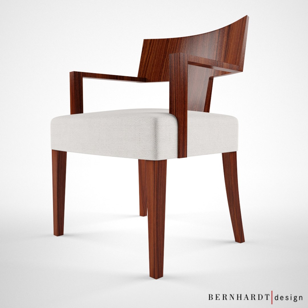 3d max bernhardt design alder chair