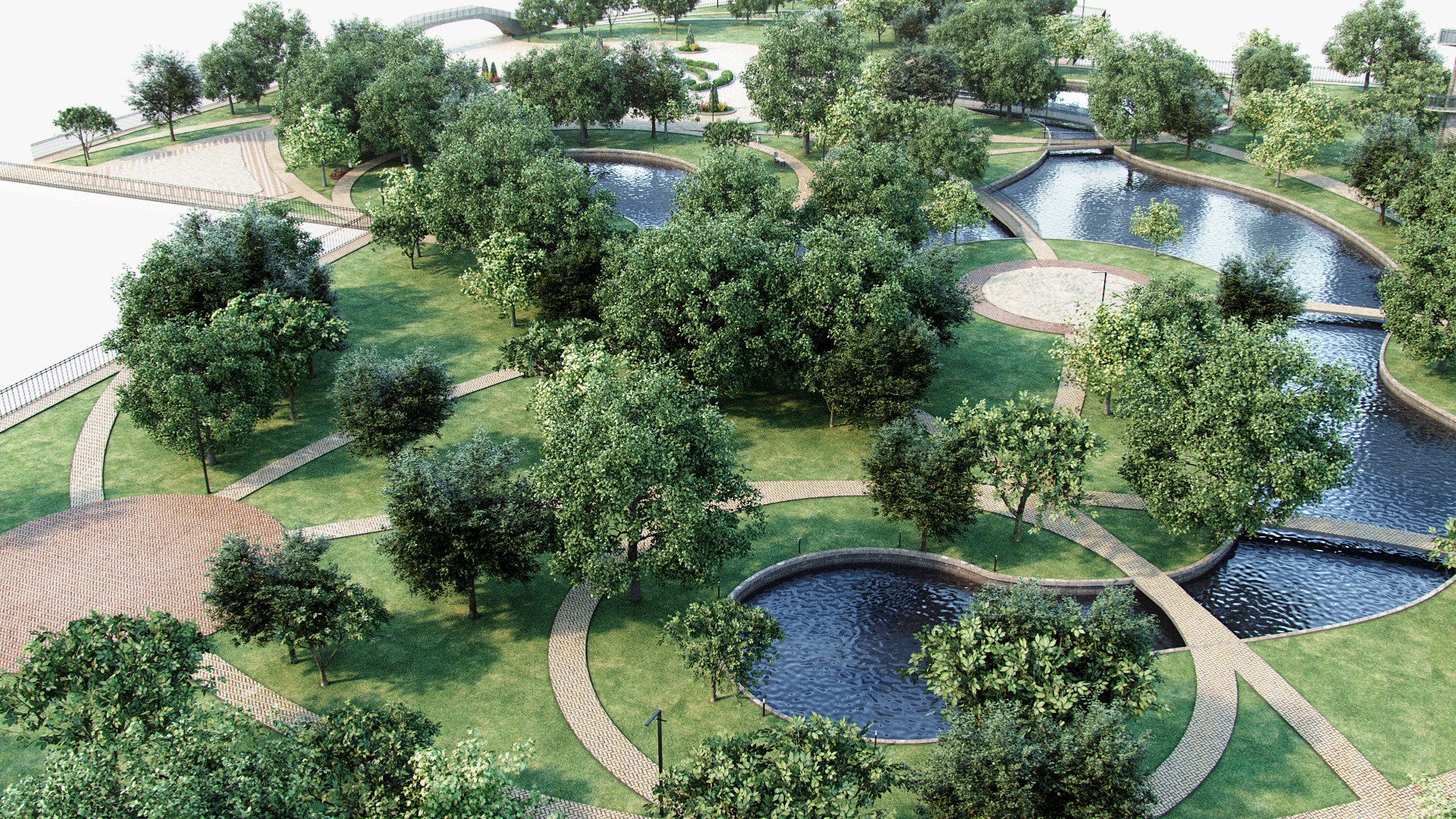 Landscape Park 3d Model