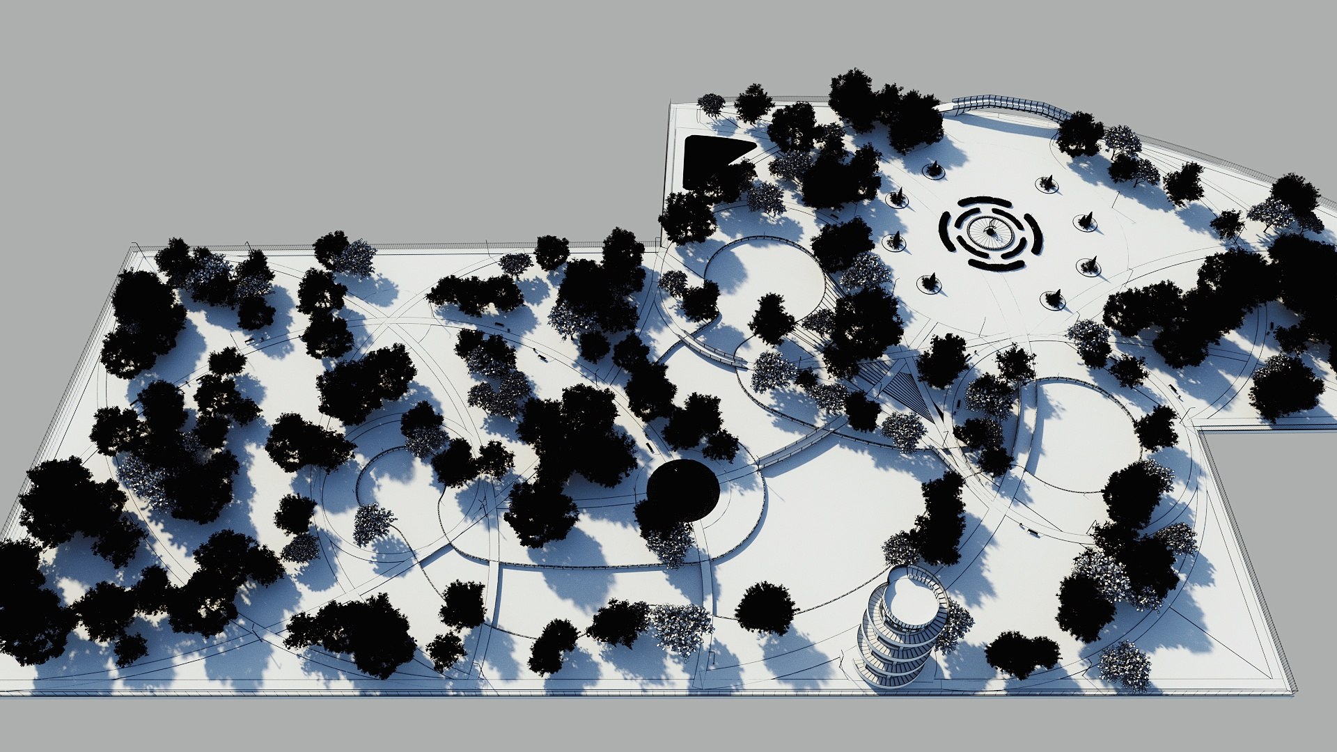 Landscape Park 3d Model