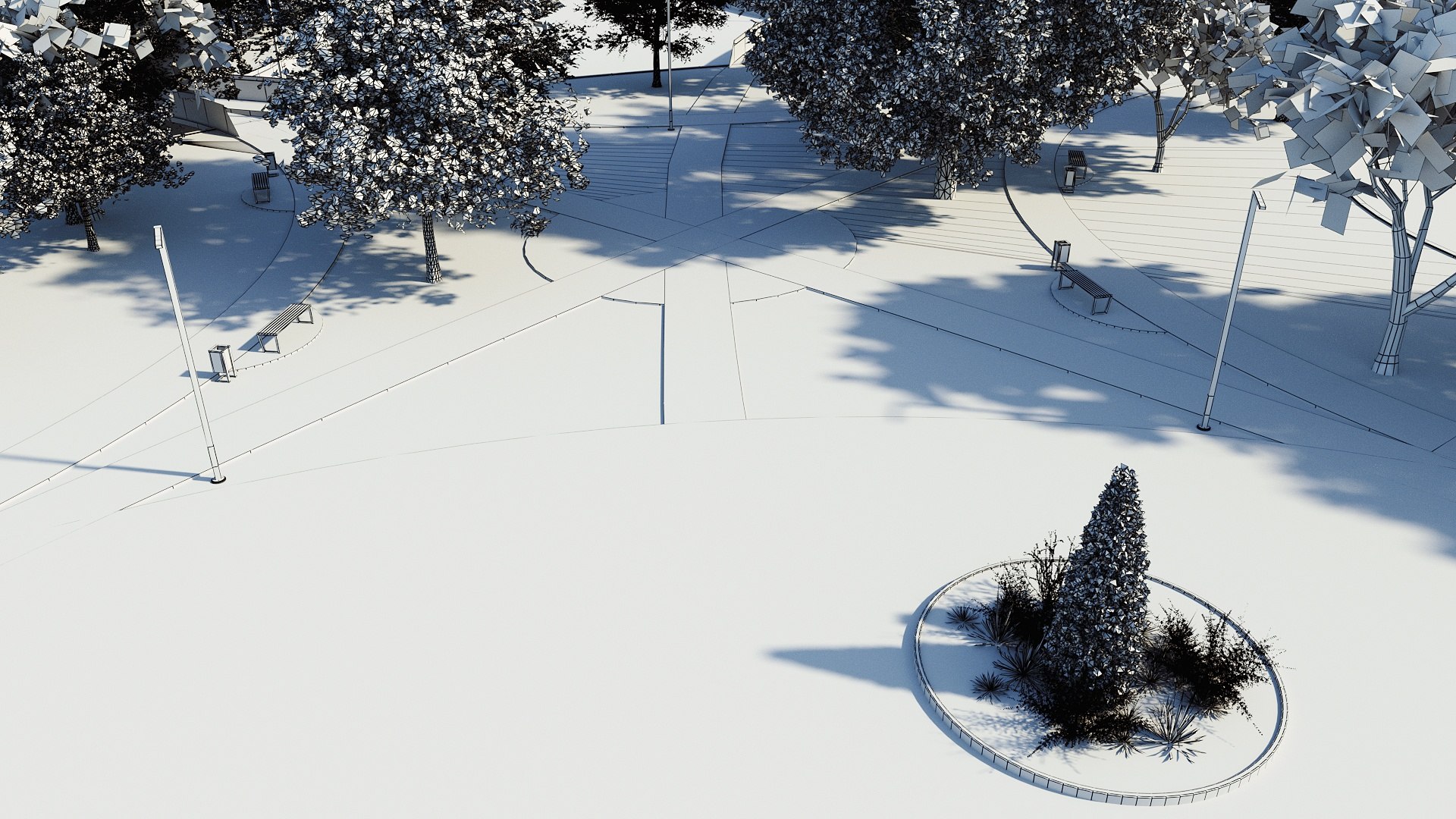 Landscape Park 3d Model