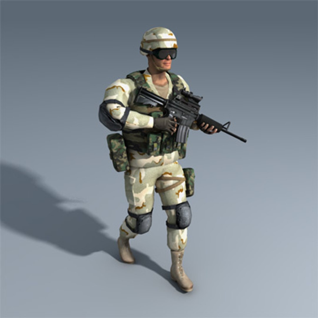 Military Camp 3d Model