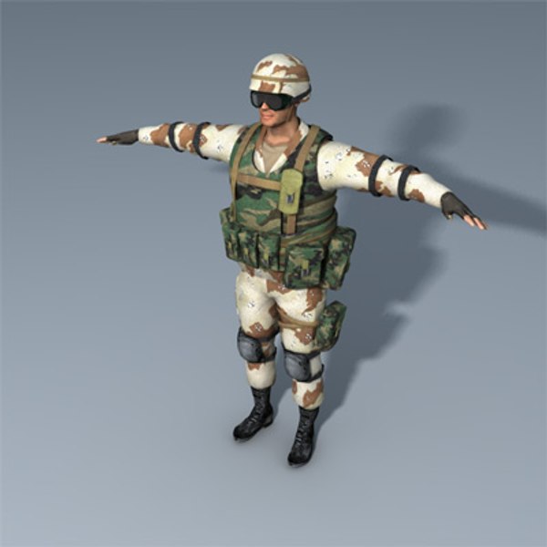 military camp 3d model