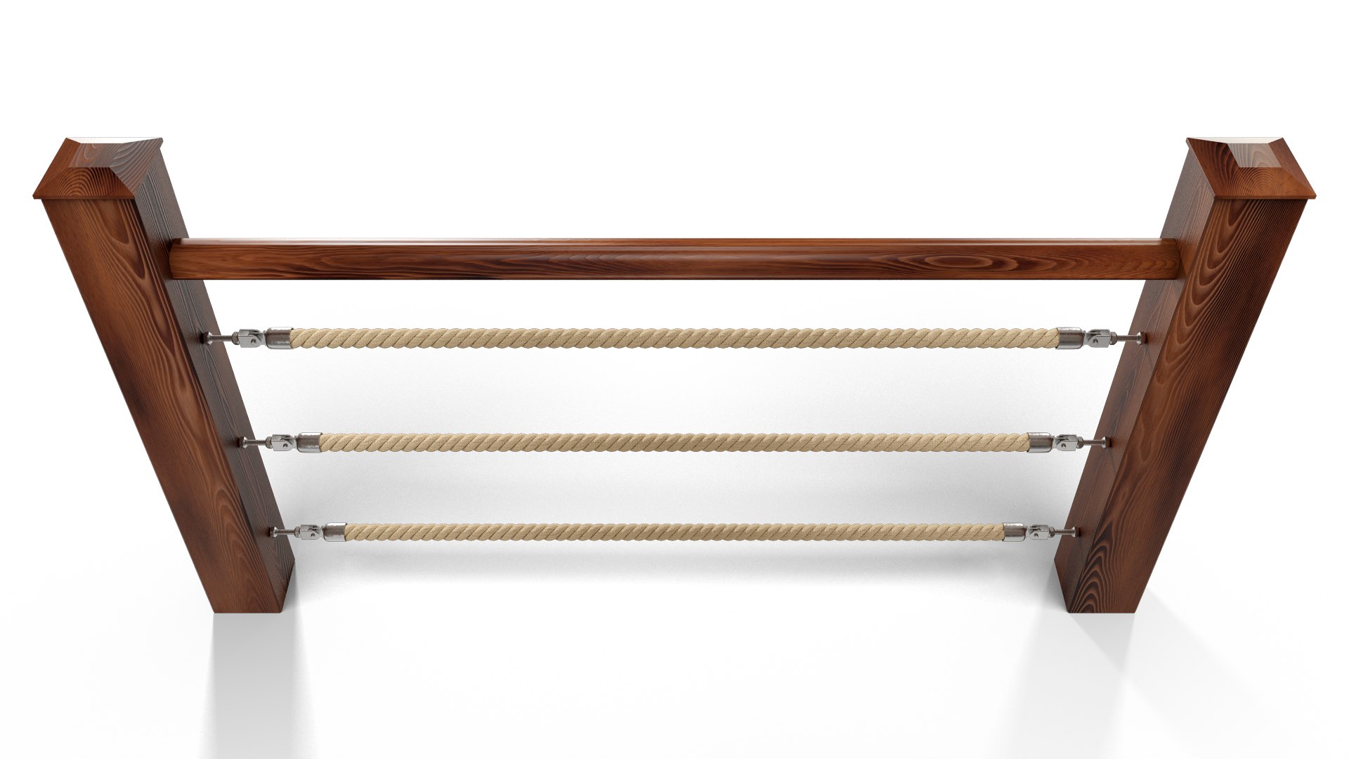 Rope railing 3D model - TurboSquid 1716301