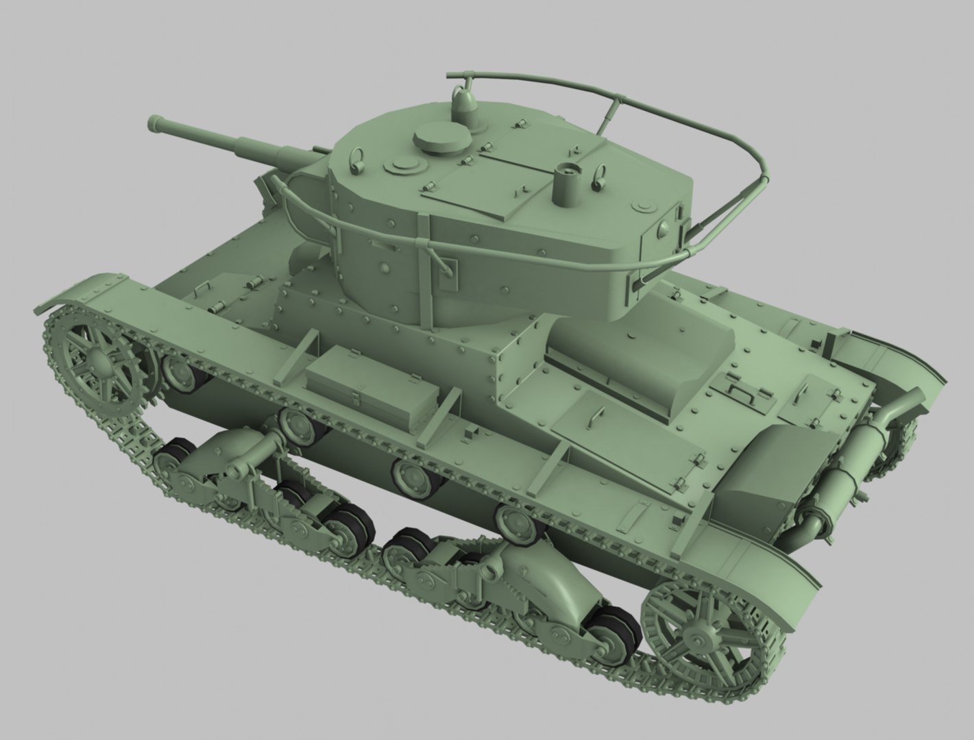 T26 Tank Model - TurboSquid 1418469
