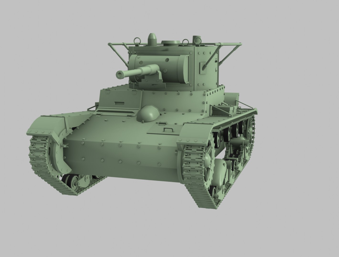 T26 Tank Model - TurboSquid 1418469