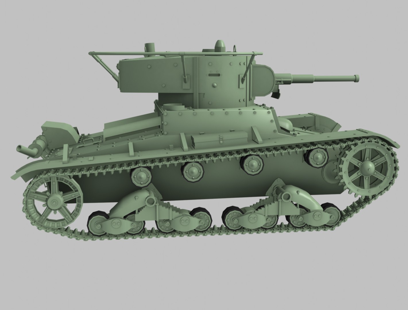 T26 Tank Model - TurboSquid 1418469