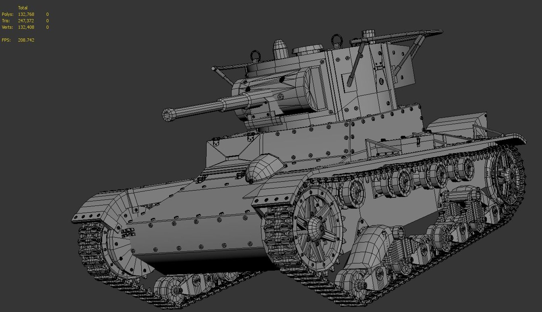 T26 Tank Model - TurboSquid 1418469
