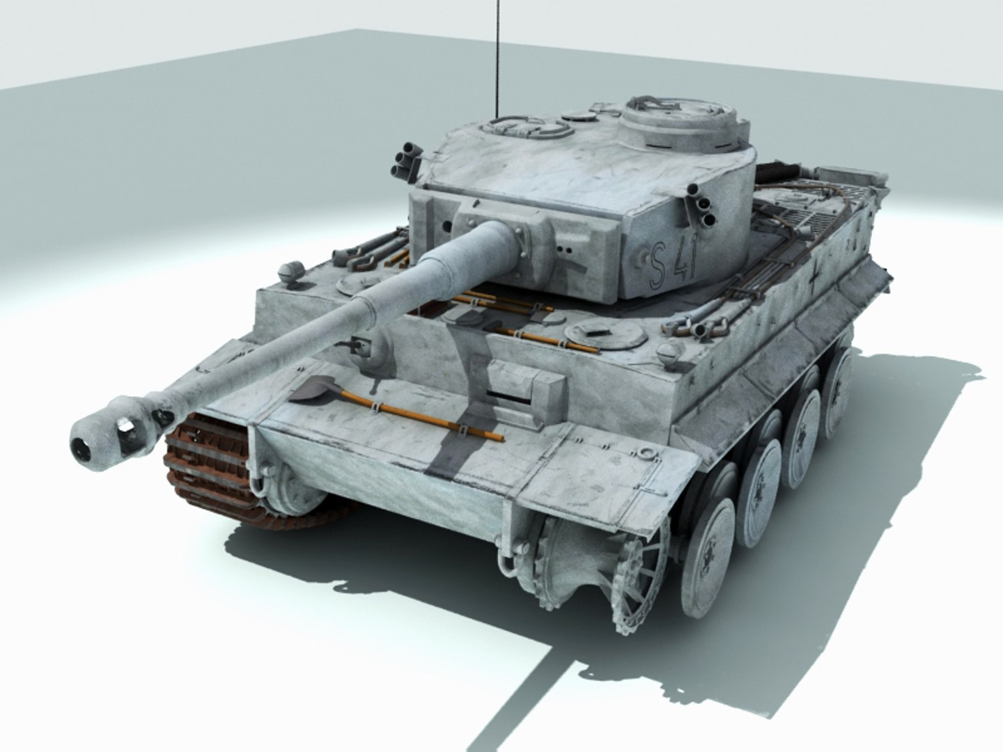 tiger tank 3d max