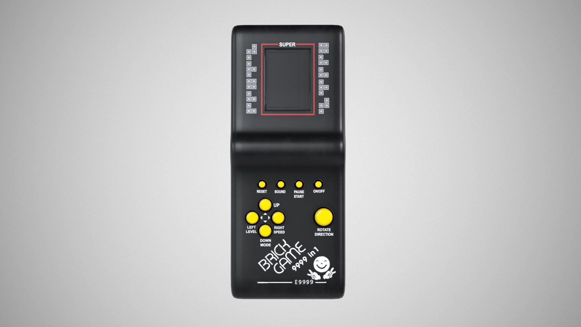 Handheld Tetris Brick Game 3D Model - TurboSquid 1994915