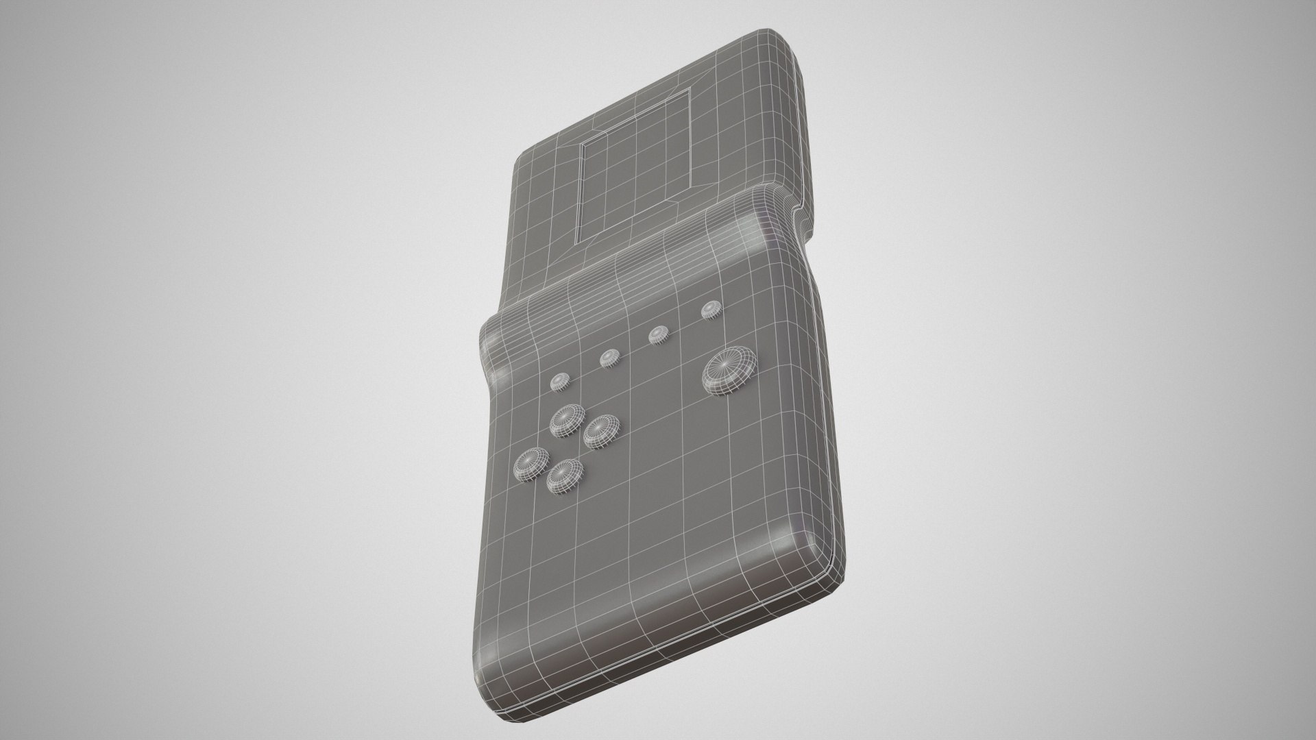 Handheld Tetris Brick Game 3D Model - TurboSquid 1994915
