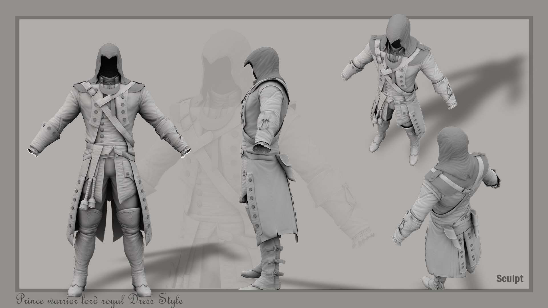 3D Conner Achilles Outfit - TurboSquid 2153379