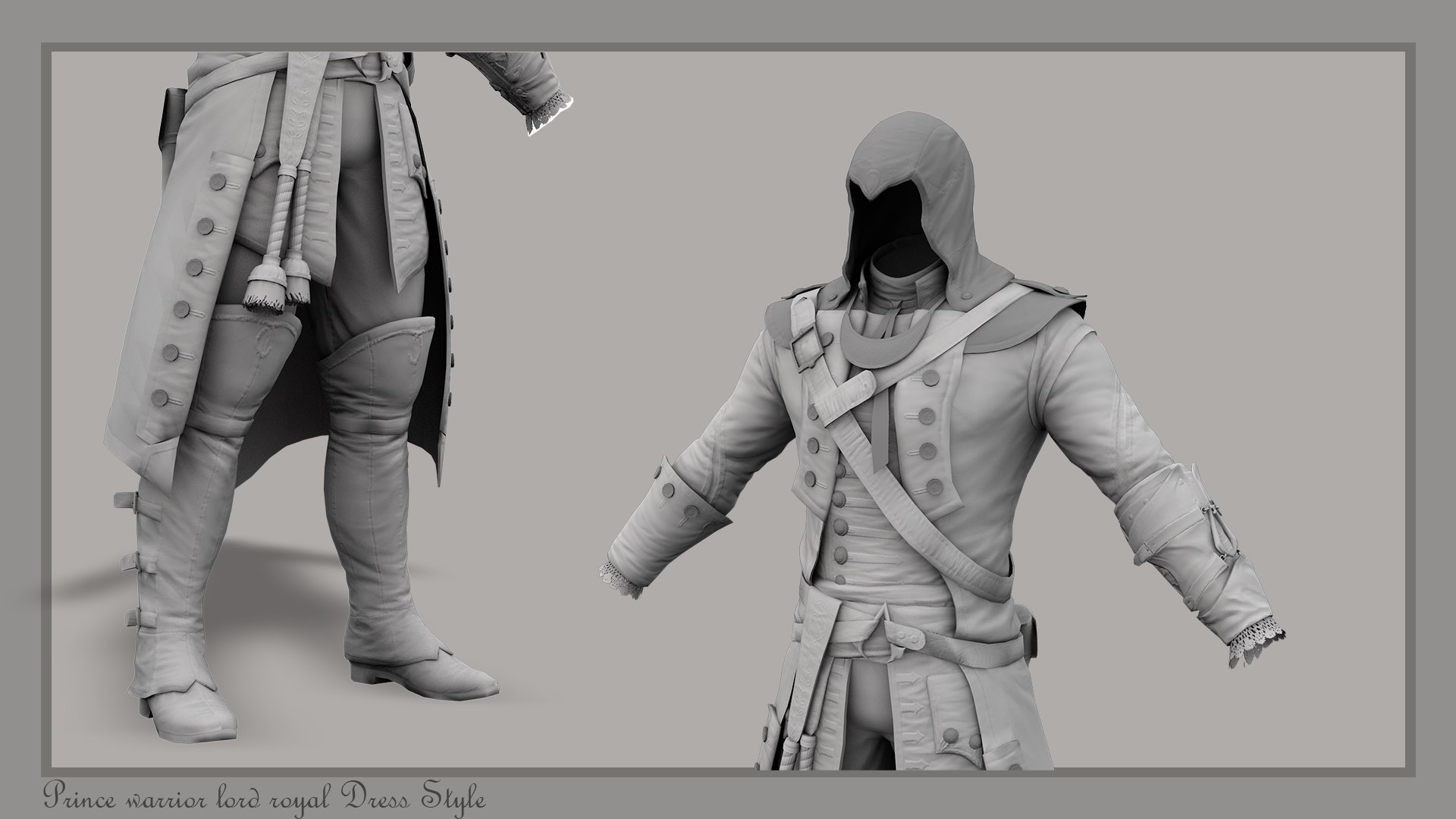 3D Conner Achilles Outfit - TurboSquid 2153379
